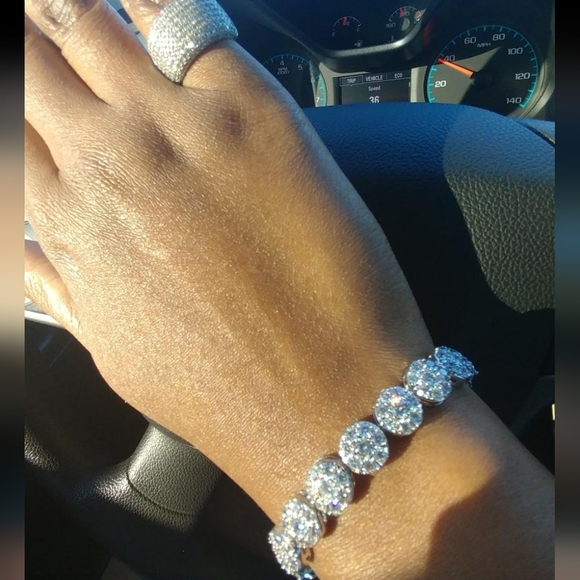 Boutique Emmé | Jewelry | Outstanding Quality 4k Gold Diamond Cz Tennis ...